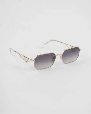 Prada Octagon Sunglasses With Logo - Gradient Iris Lenses