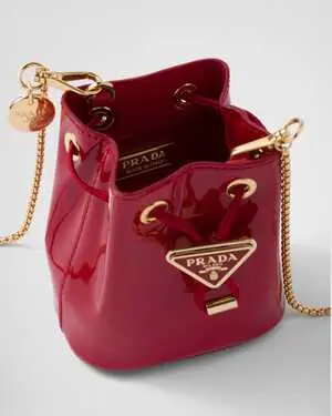 Prada Patent Leather Mini Pouch