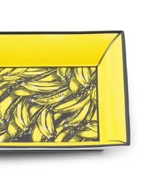 Prada Large Square Porcelain Catchall Tray