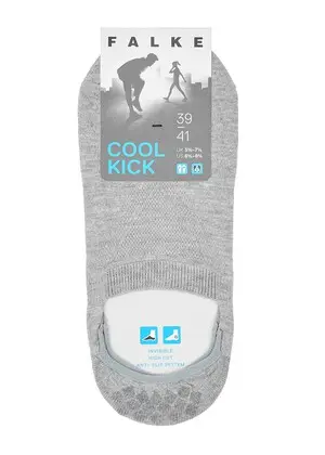 Falke Cool Kick Jersey Trainer Socks - Light Grey