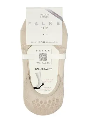 Falke Cotton-Blend Trainer Invisible Socks Beige