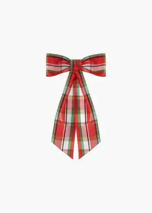 JENNIFER BEHR Bonnie Bow Barrette - Red Multi
