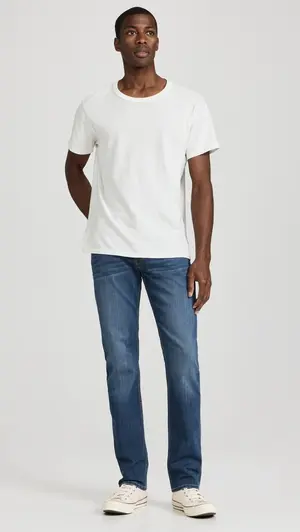 Paige Normandie Transcend Straight Jeans - Birch
