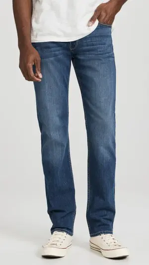 Paige Normandie Transcend Straight Jeans - Birch