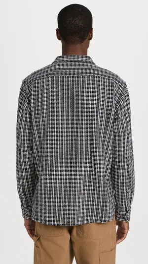 CORRIDOR Reverse Tweed Check Button Down