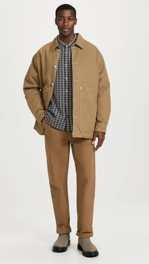 CORRIDOR Reverse Tweed Check Button Down