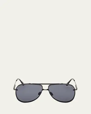 TOM FORD Leon Aviator Sunglasses