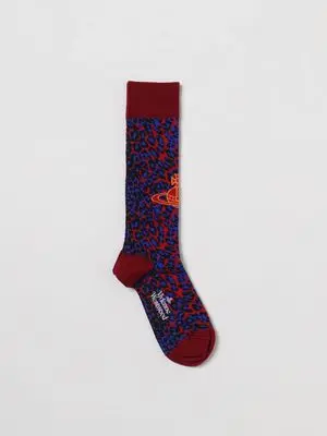 VIVIENNE WESTWOOD Vivienne Westwood Patterned Knee High Socks Grey
