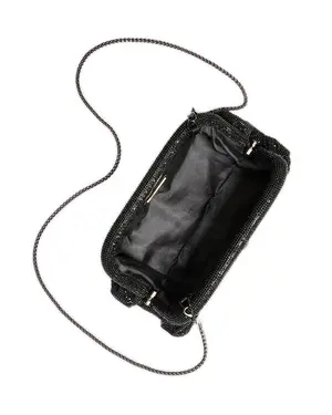 Aqua Irina Evening Clutch - Black