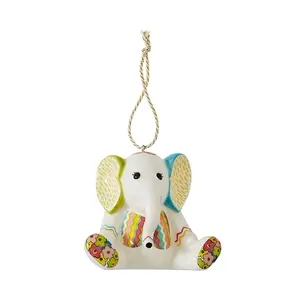 SPODE Spade Jambo Elephant Patchwork Ornament - Multi