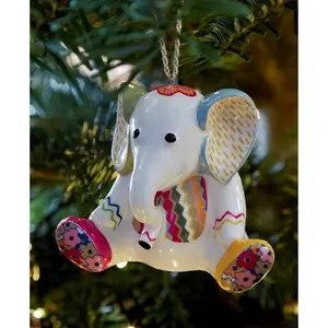 SPODE Spade Jambo Elephant Patchwork Ornament