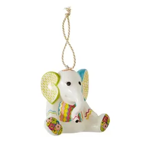 SPODE Spade Jambo Elephant Patchwork Ornament