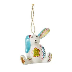 SPODE Kit Kemp For Minnie Rabbit Patchwork Ornament - Multi