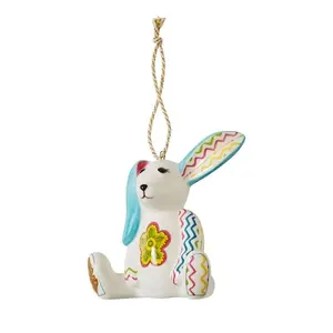 SPODE Kit Kemp For Minnie Rabbit Patchwork Ornament