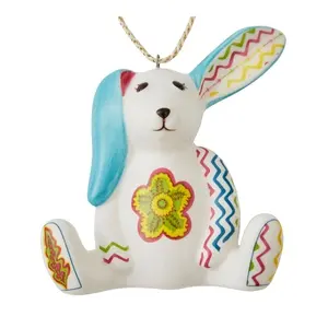 SPODE Kit Kemp For Minnie Rabbit Patchwork Ornament