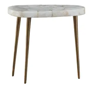 UNIVERSAL Bloomingdale's Erinn V Fino Short Side Table - White