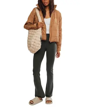 Free People Pippa Packable Puffer Jacket - Twig