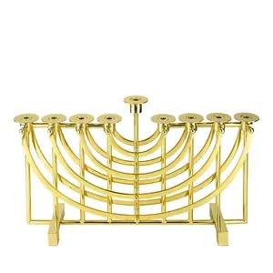 RICCI ARGENTIERI Polished Brass Menorah - Gold