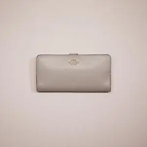 COACH Restored Skinny Wallet - Light Antique Nickel/taupe