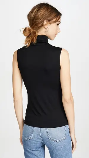 L'Agence Ceci Sleeveless Turtleneck