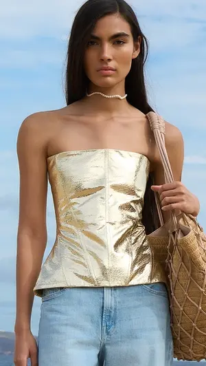 Retrofete Jenesis Strapless Top