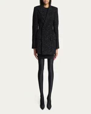 Balenciaga Boucle Hourglass Coat