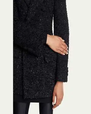 Balenciaga Boucle Hourglass Coat