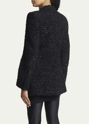 Balenciaga Boucle Hourglass Coat