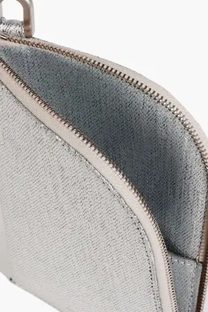 Rick Owens Luxor Metallic Coated Canvas Wallet