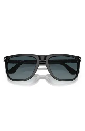 Persol 57mm Polarized Sunglasses - Black