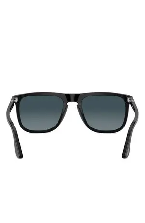 Persol 57mm Polarized Sunglasses - Black