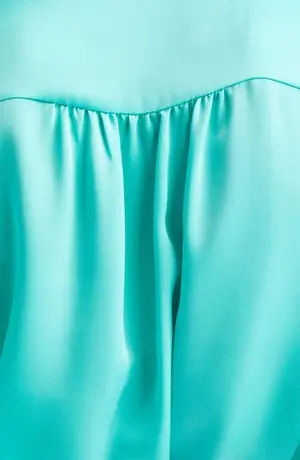 Ramy Brook Dina Matte Satin Bodysuit - Jade