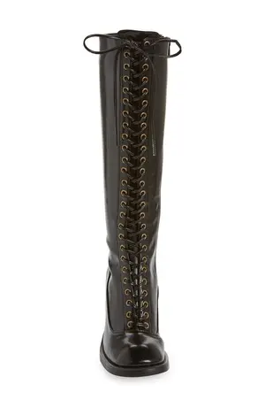 Jeffrey Campbell Engage Lace-up Knee High Boot