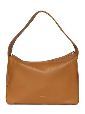 Khaite KHAITE Elena Leather Shoulder Bag - Nougat