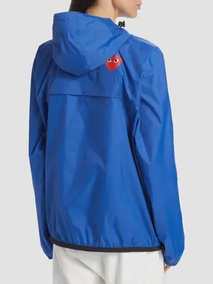 Play Comme Des Garcon K-way Quarter-zip Jacket