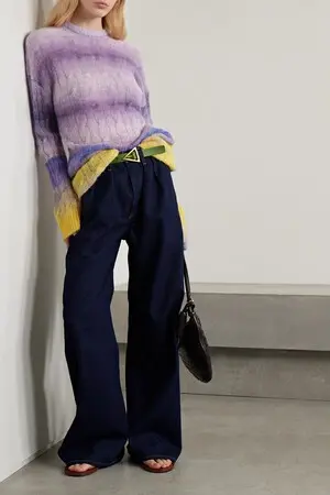 Etro Dégradé Cable-knit Sweater