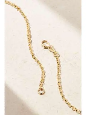 FOUNDRAE Pear Small Open Belcher 18-karat Necklace