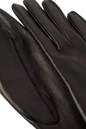 THE ROW Simon Leather Gloves - Brown