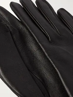 THE ROW Simon Leather Gloves - Brown