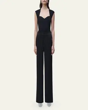 Simkhai Kyra Wide-leg Full Length Pants