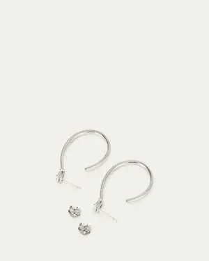 Lana Jewelry 14k Gold Diamond Teardrop Hoop Earrings