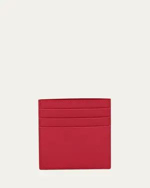 Prada Saffiano Leather Card Case - Nero