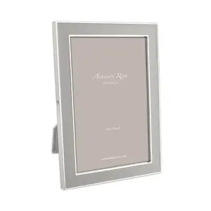 ADDISON ROSS Chiffon Enamel Picture Frame, 5 X 7 - Gray