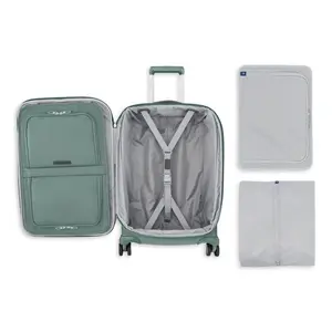 SAMSONITE Elevation Plus Softside Carry On Spinner Suitcase - Cypress Green