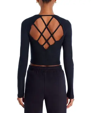 Beyond Yoga Spacedye Enlightened Cropped Pullover Top