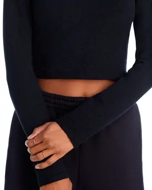 Beyond Yoga Spacedye Enlightened Cropped Pullover Top