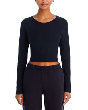 Beyond Yoga Spacedye Enlightened Cropped Pullover Top