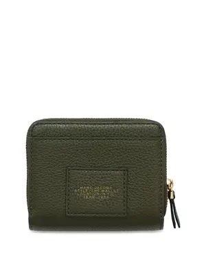 Marc Jacobs The Leather Mini Compact Wallet - Forest