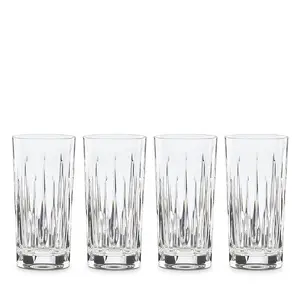 REED & BARTON Soho Highball Glasses, Set Of 4 - Clear