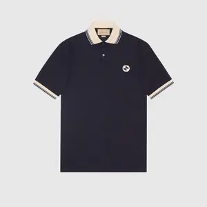 Gucci Cotton Polo Shirt With Interlocking G Ready-to-wear